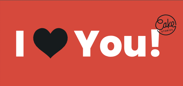 Card - I Heart You – Cake Stories Shop